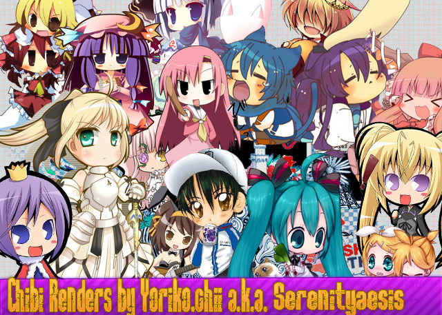 Chibi Renders by serenityaesis on DeviantArt