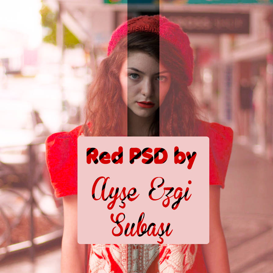 Red PSD by Ayse Ezgi Subasi by ayseezgisubasi1234 on DeviantArt