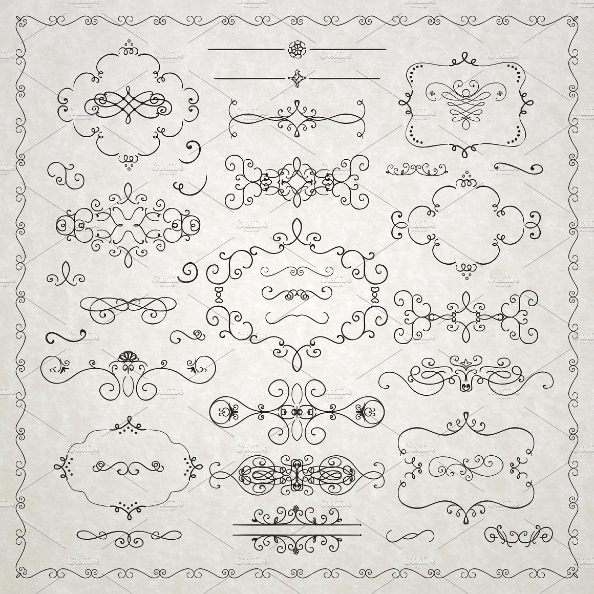 Freebie! Decorative Elements by HelgaHelgy on DeviantArt