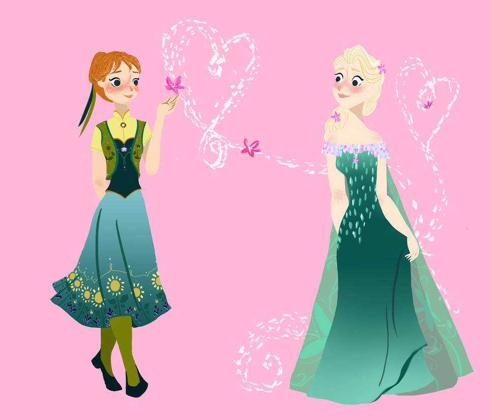 Elsa And Anna Frozen Fever by dminor78 on DeviantArt