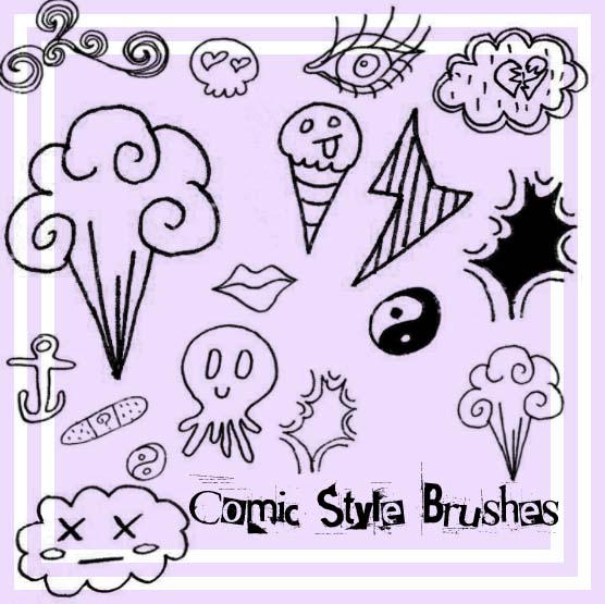 Comic Style Brushes by Red--Roses on DeviantArt