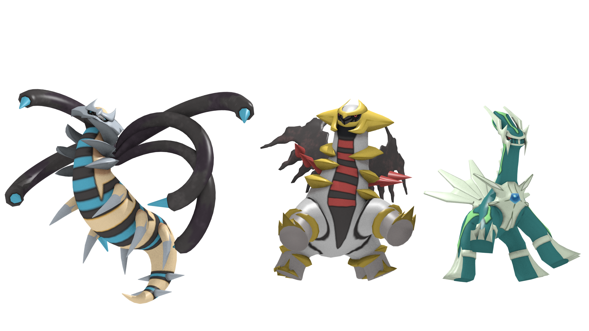 Pokemon Sinnoh Legendaries
