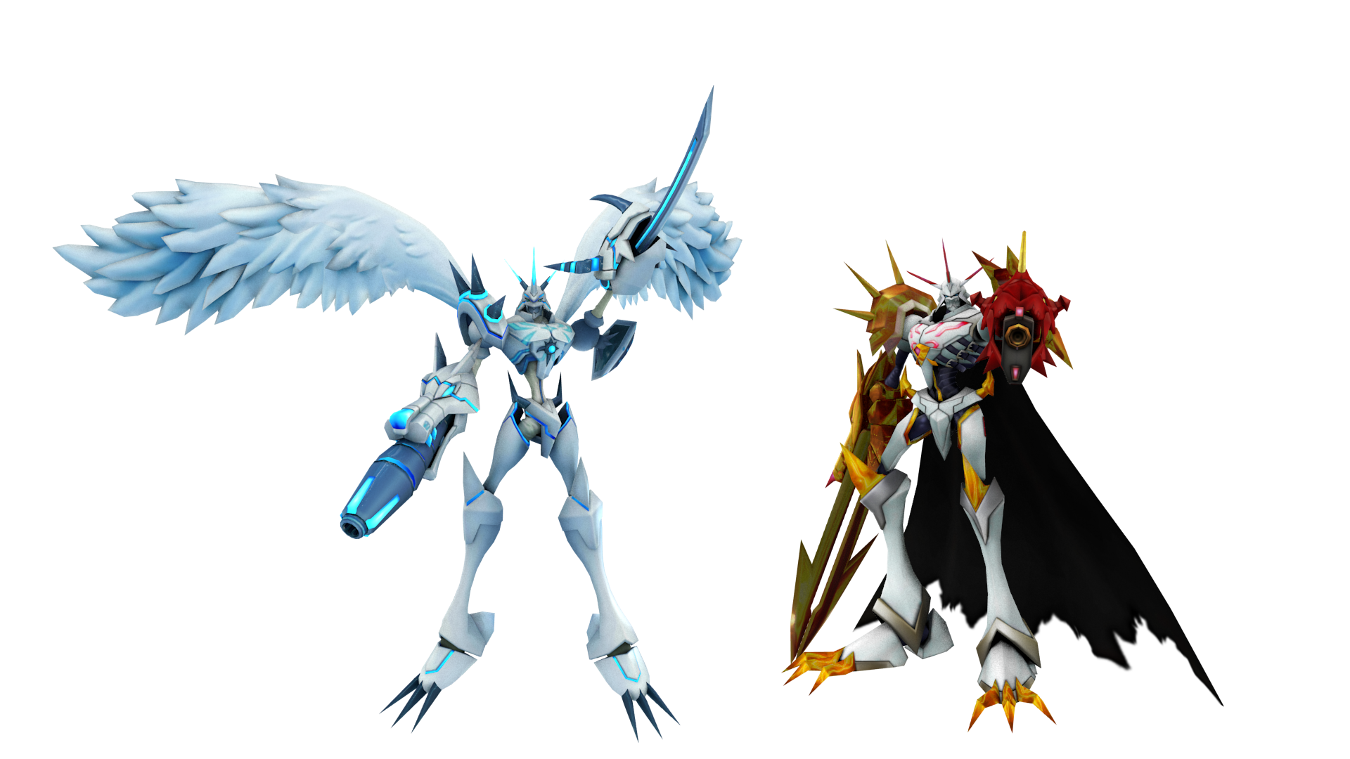 Digimon Pack EX8 - Omegas by GiantBeltway on DeviantArt