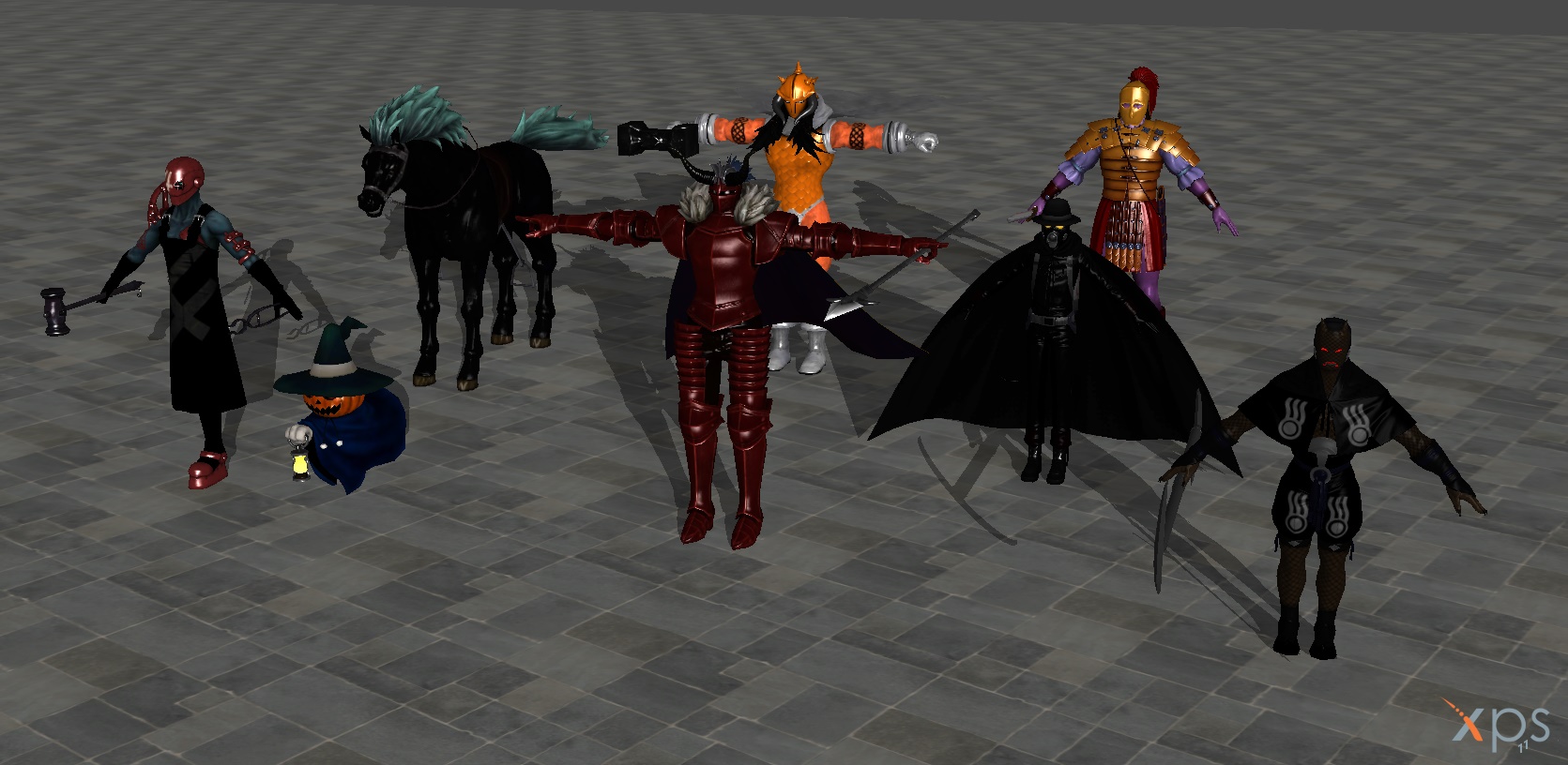 Shin Megami Tensei pack for XNAlara by GiantBeltway on DeviantArt