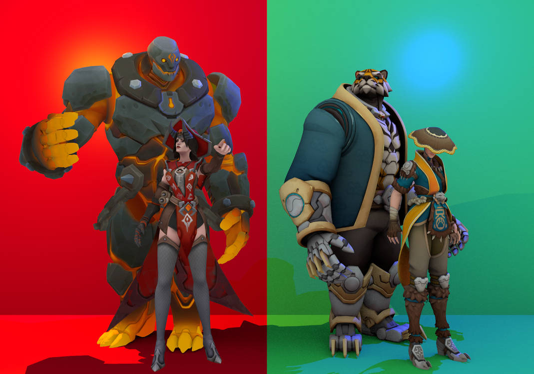 Ashe and BOB for XPS by GiantBeltway on DeviantArt