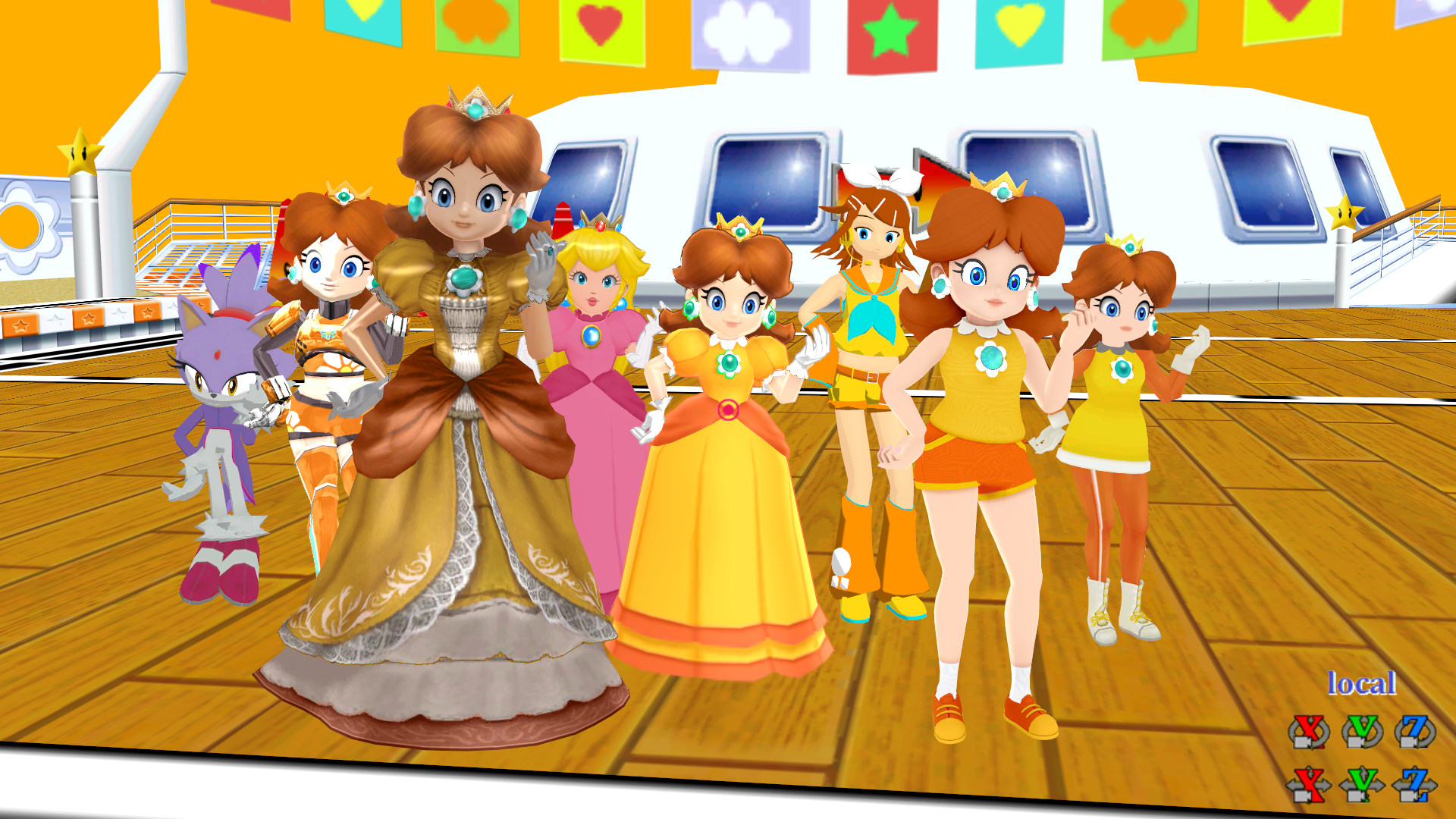 Daisy's Mario Party 6 Pose for MMD by CAHoltz on DeviantArt
