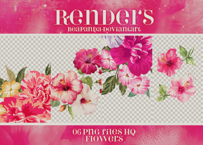Renders 001 // Flowers Pngs by xBEAPANDA on DeviantArt