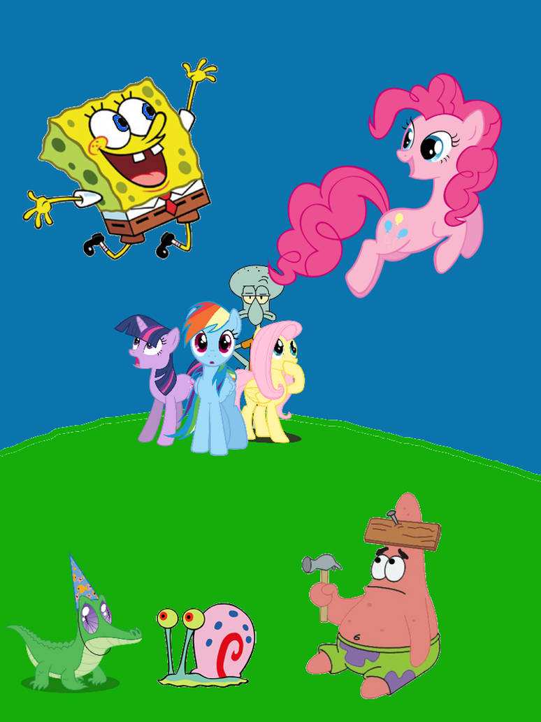 Spongebob and Pinkie Pie by Mathew-Swift-VA on DeviantArt