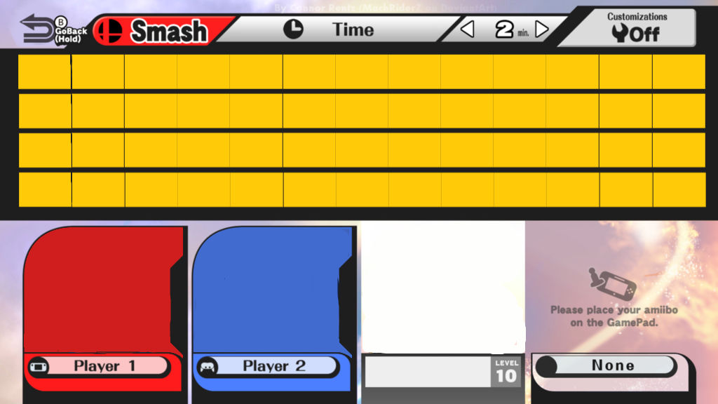 Super Smash Bros Wii U Character Roster Base By Mathew Swift VA On 