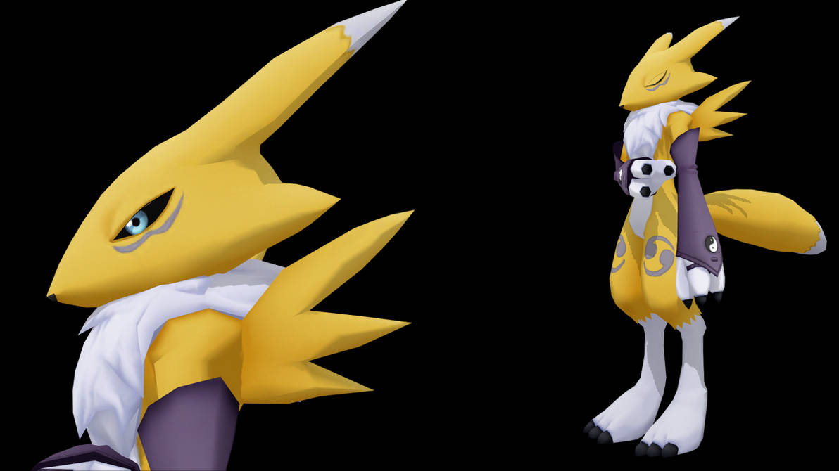 Mmddigimon Renamon Model Dl By Tundraviolet On Deviantart