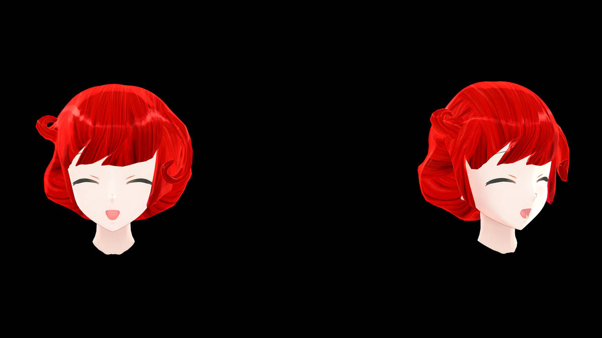[MMD/YYB Base] Cece Hair DL! by Tundraviolet on DeviantArt