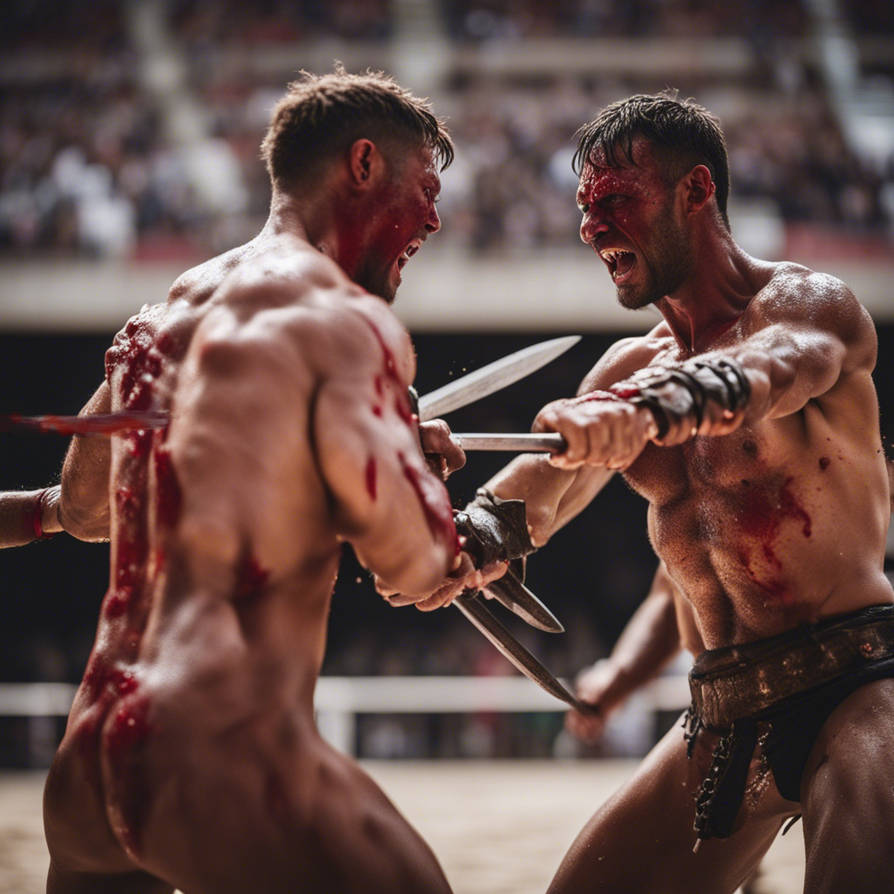 The gladiator was dead before he hit the ground by Hal1254 on DeviantArt