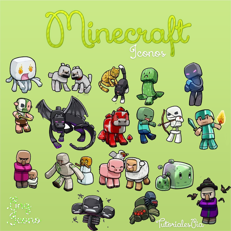 Iconos Minecraft by PiaCanales on DeviantArt