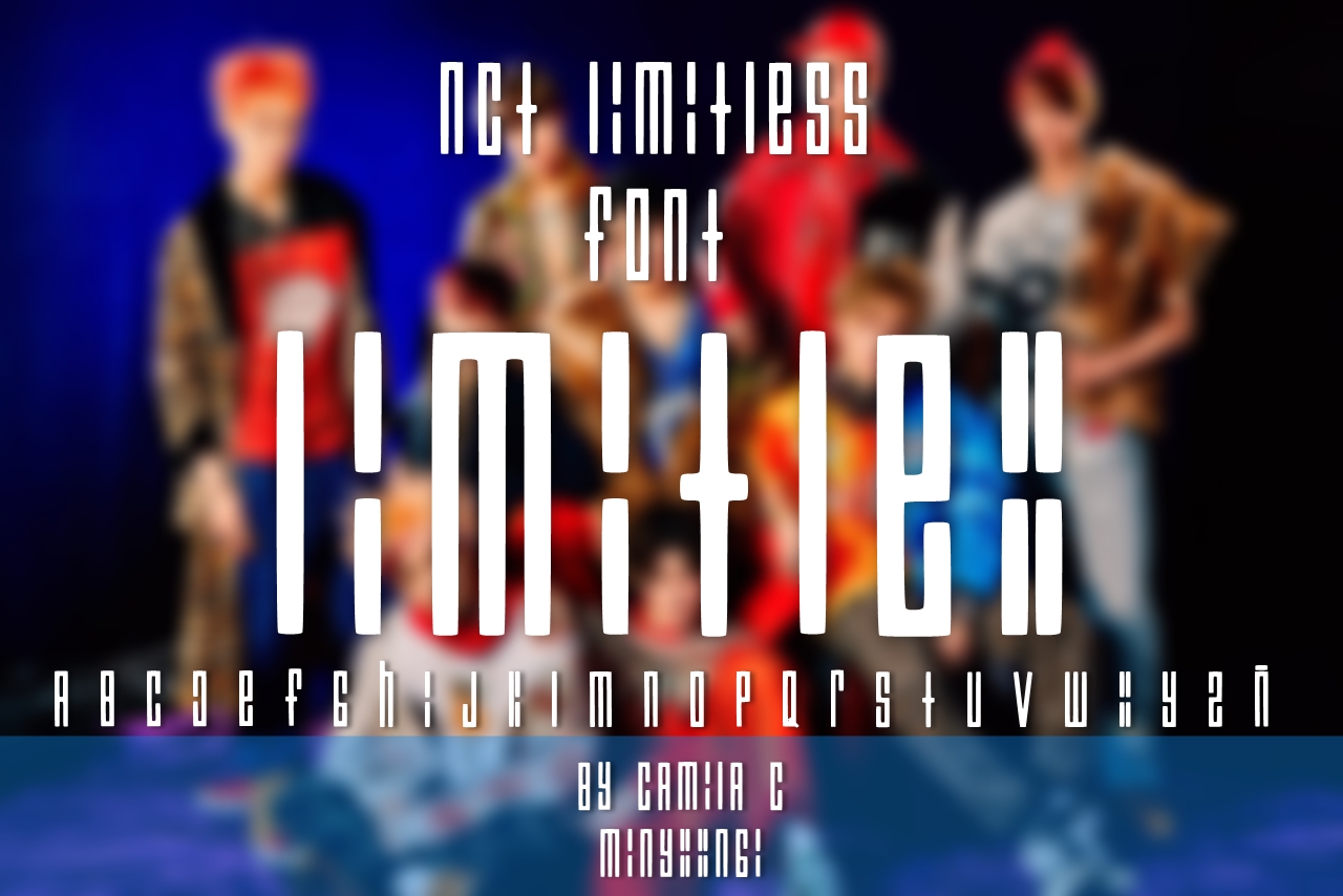 LIMITLEX FONT [ NCT Limitless ] by minyxxngi on DeviantArt