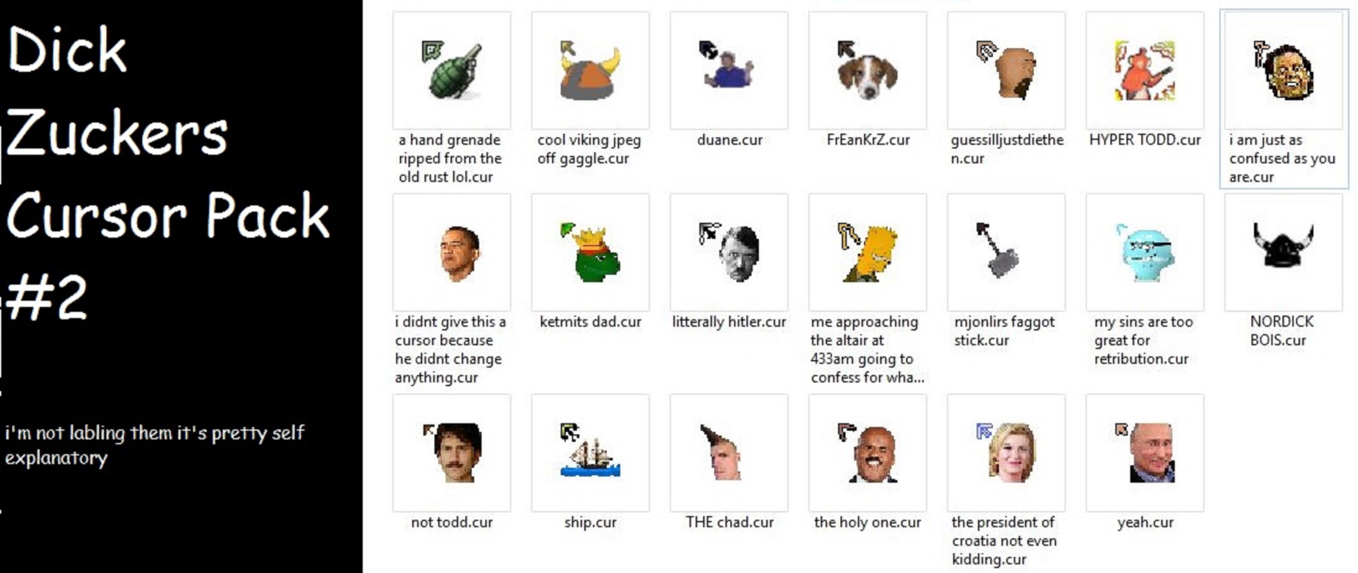 Cursor pack #2 by DickZucker on DeviantArt