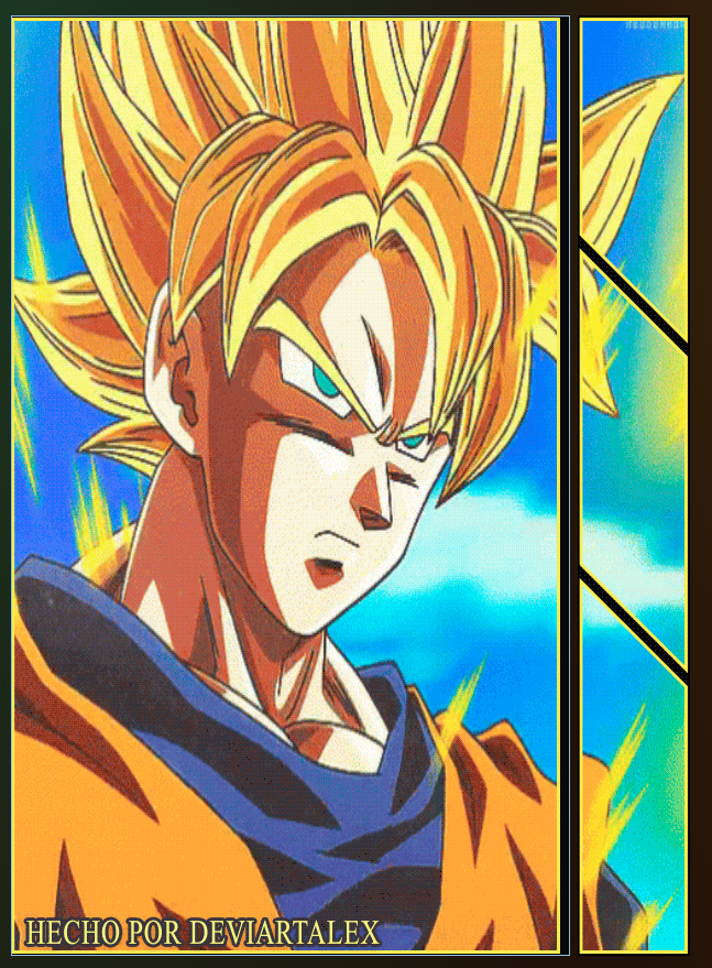 Goku Super Saiyan DeviArtAlex Animated by DeviArtAlex on DeviantArt