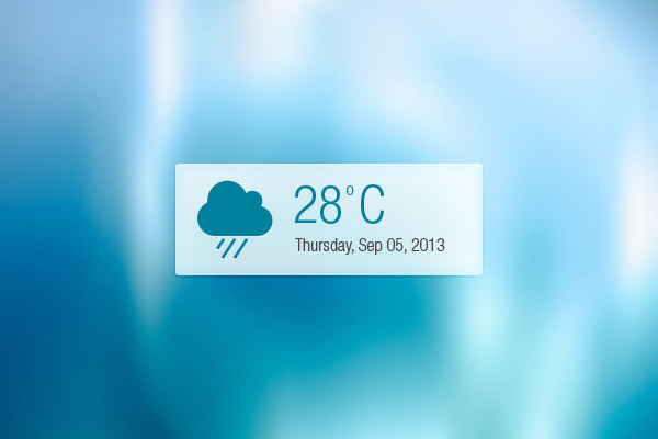 Free Weather Widget .PSD by YesIMaDesigner on DeviantArt