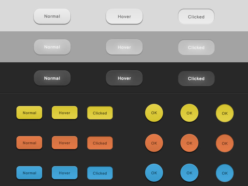 Free Buttons .PSD by YesIMaDesigner on DeviantArt
