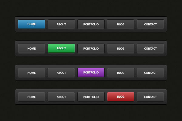 Free Menu Buttons .PSD by YesIMaDesigner on DeviantArt