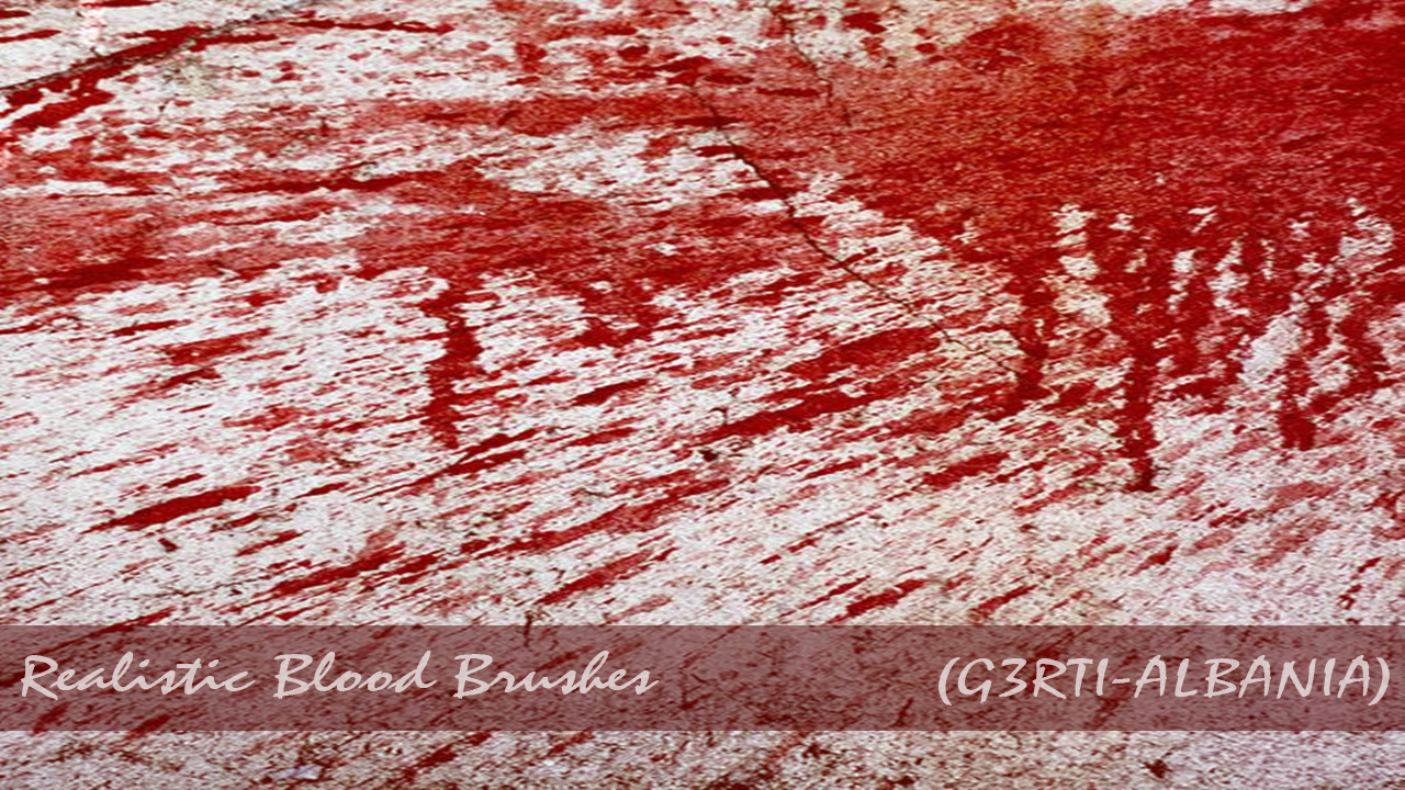 Realistic Blood Splatter Photoshop
