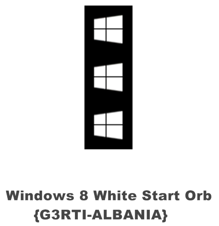 Windows 8 White Start Orb {G3RTI-ALBANI} by G3RTI-ALBANIA on DeviantArt