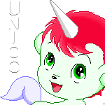 Unico and Cherry by HolliGenet on DeviantArt