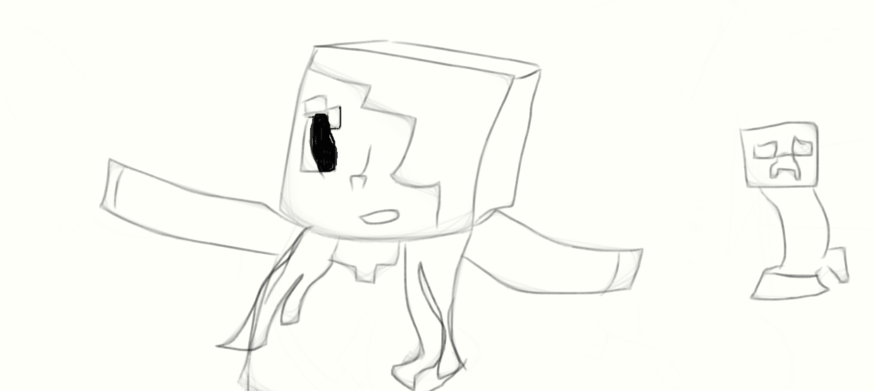 Running From the Creeper by RedFox114 on DeviantArt