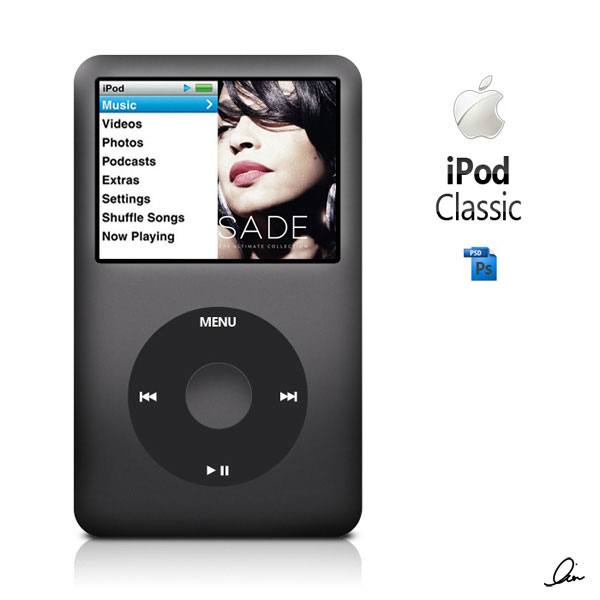 iPod Classic .PSD by RezzF on DeviantArt