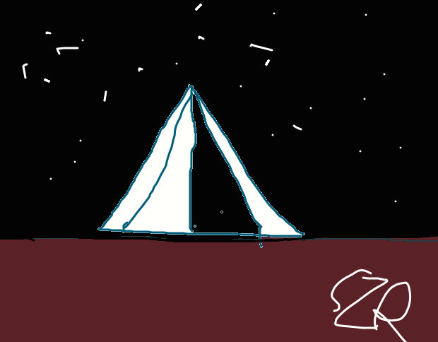 Nighttime Campsite by SuperZrussell on DeviantArt