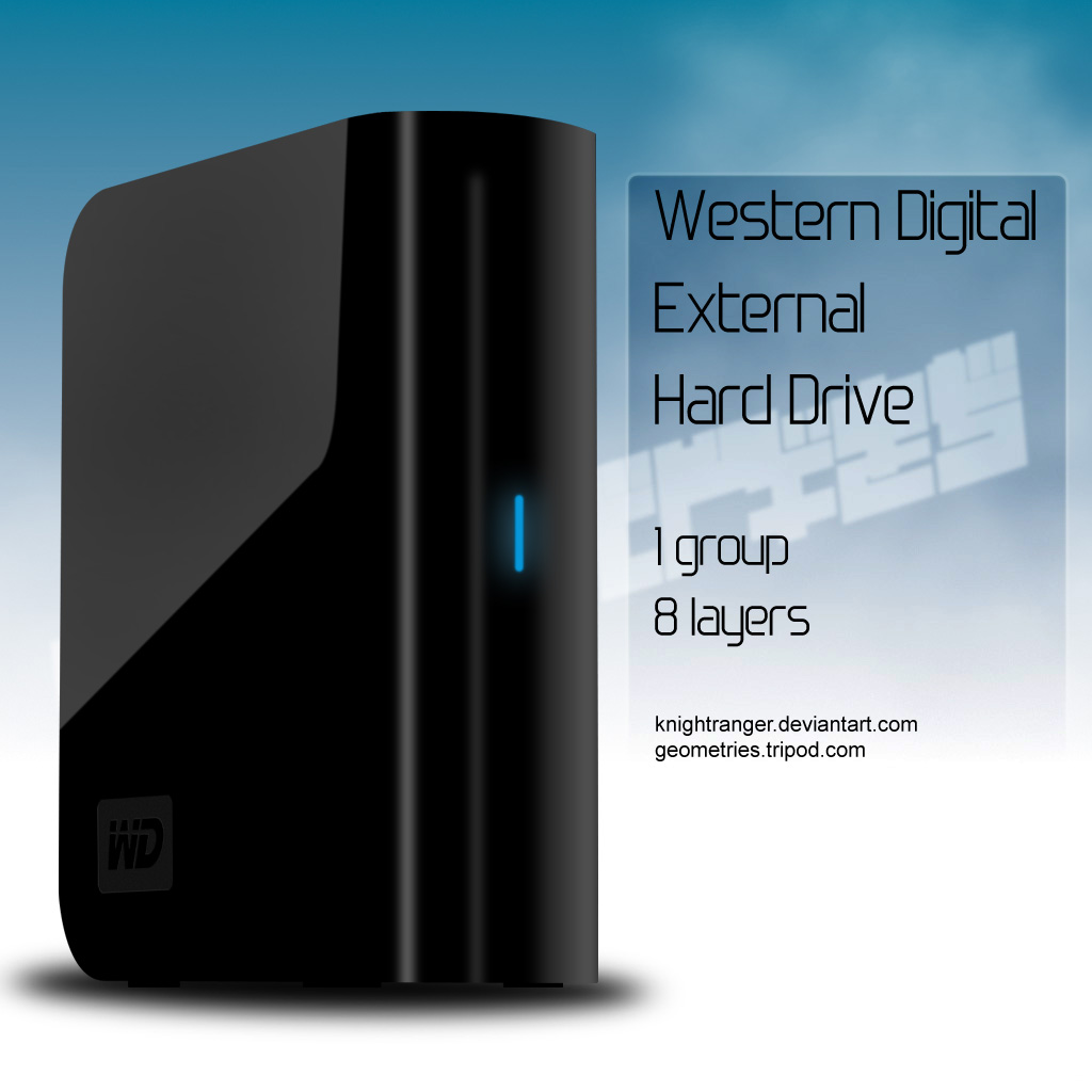 Western Digital External HD by KnightRanger on DeviantArt