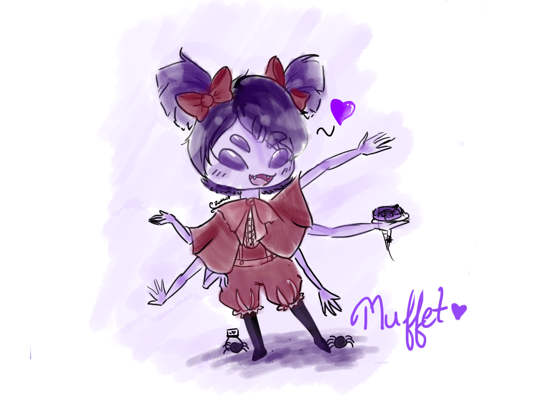 undertale : Muffet by 3L-in-FT on DeviantArt