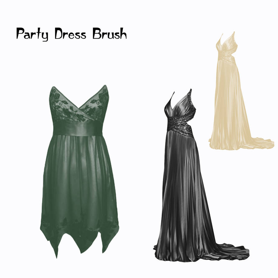 Party Dress Brushes by farmerstochter on DeviantArt
