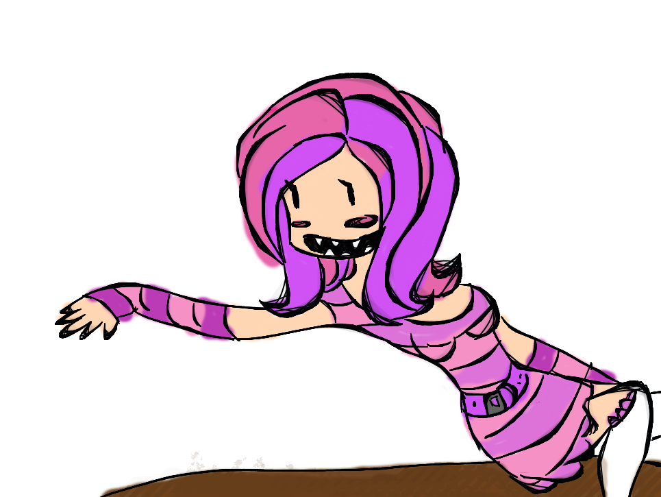 cheshire Cat girl by BadxWolff on DeviantArt