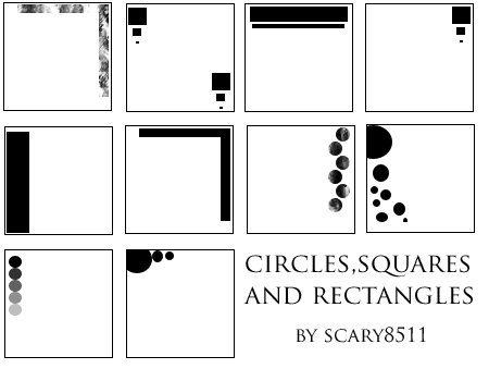 Circles squares and rectangles by scary8511 on DeviantArt