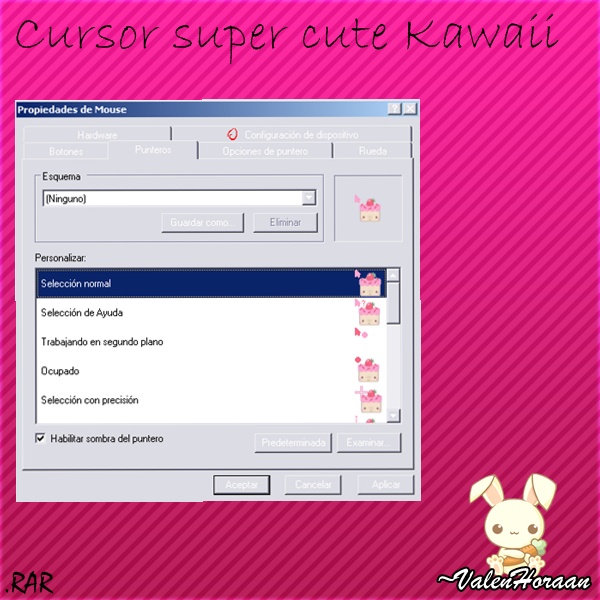 Cute Kawaii Cursor *o* by ValenHoraan on DeviantArt