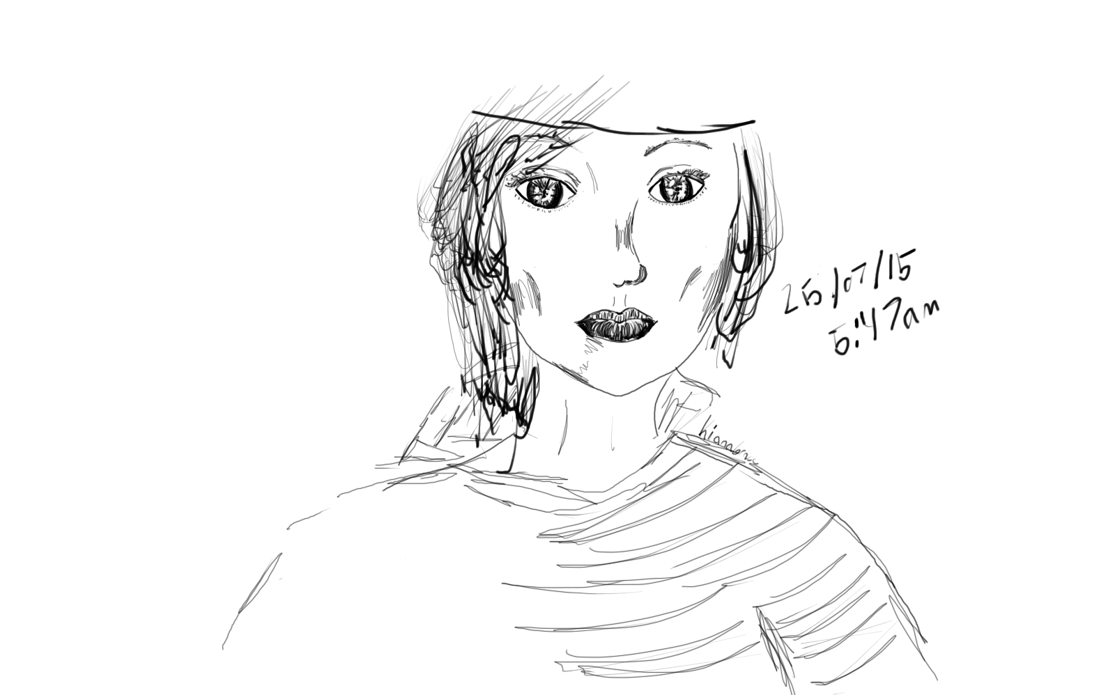 Cheek Bone Girl by KianaTheDumbGirl on DeviantArt