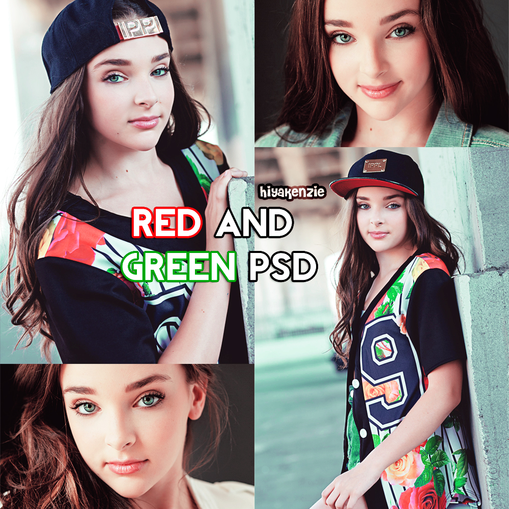Red and Green PSD by hiyakenzie on DeviantArt