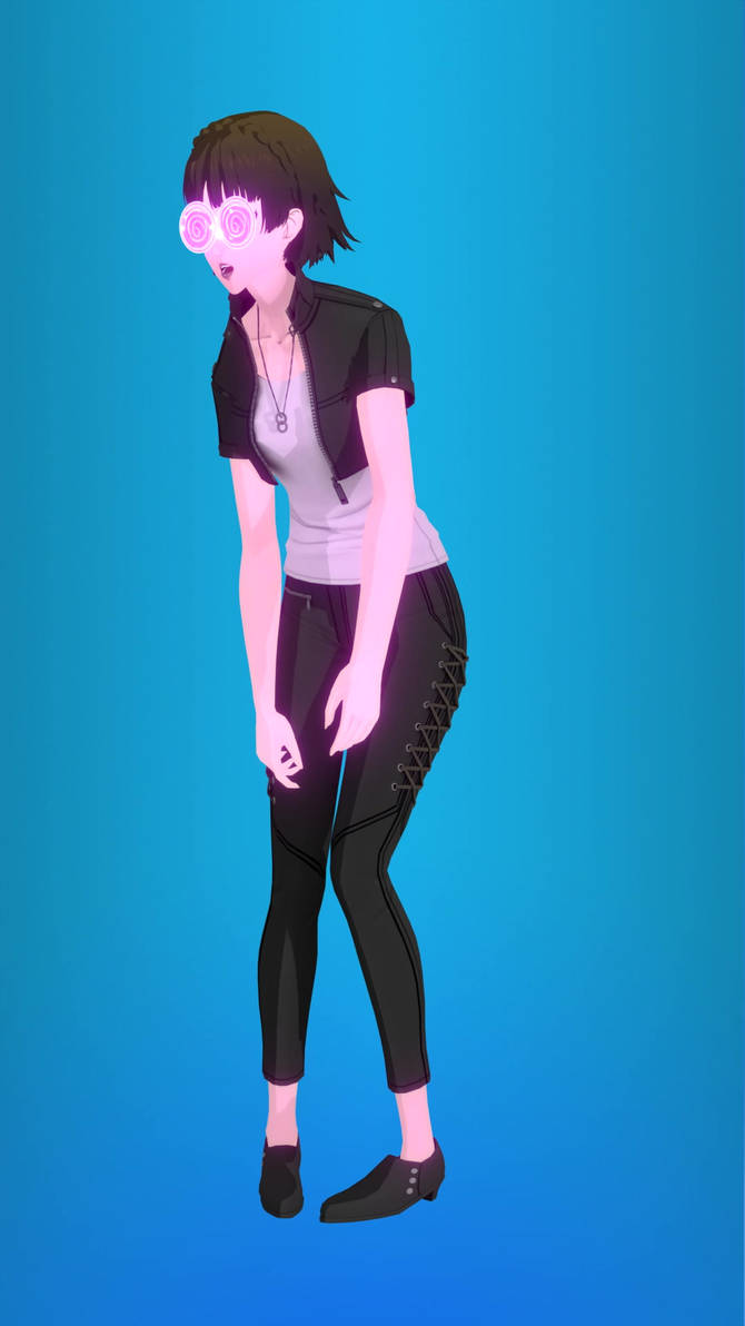 Makoto Niijima Hypnot-Eyes! by Vynil3D on DeviantArt