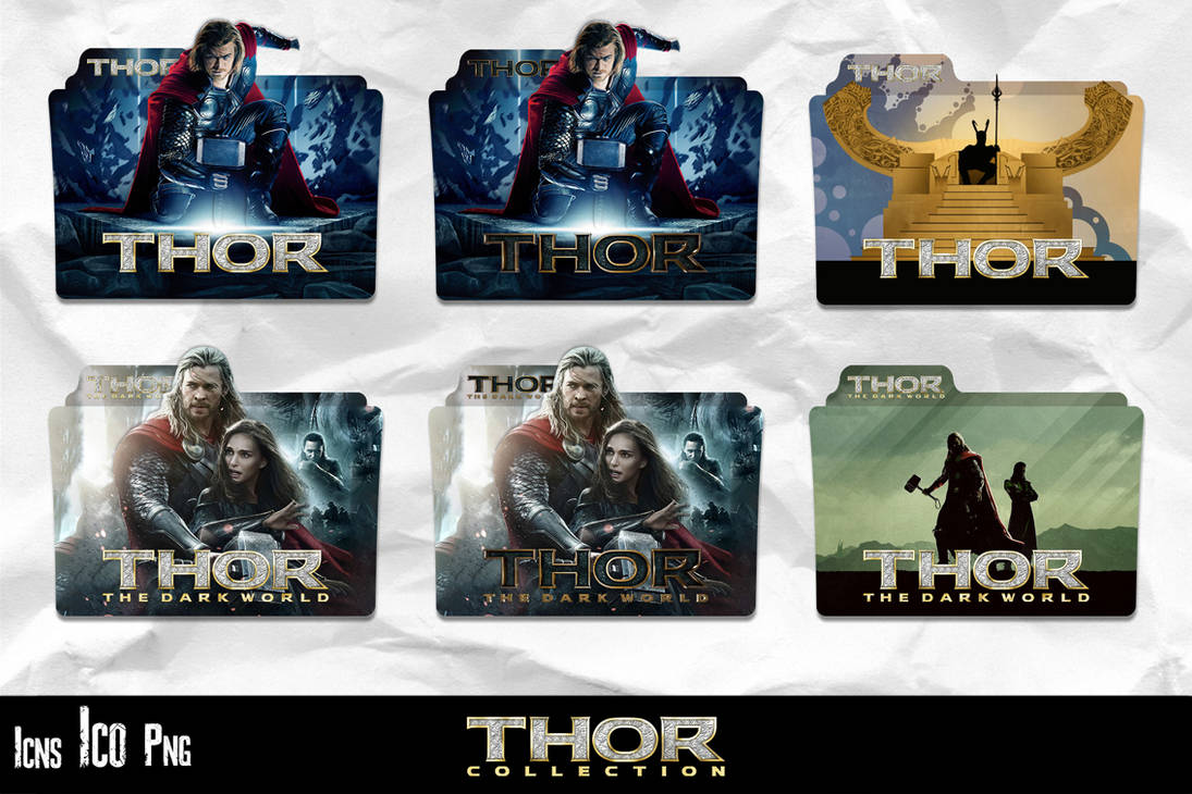 Thor Collection Folder Icon Pack by GERALDMCGREW on DeviantArt