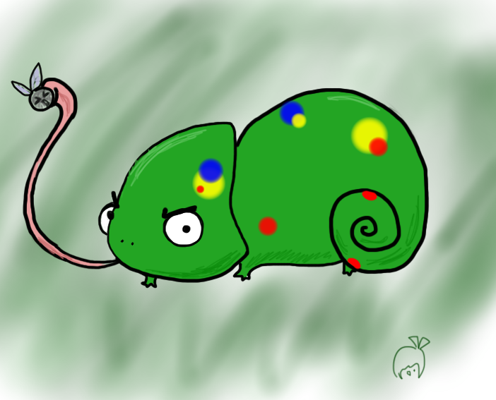 Angry chameleon by Owly-hoot-hoot on DeviantArt