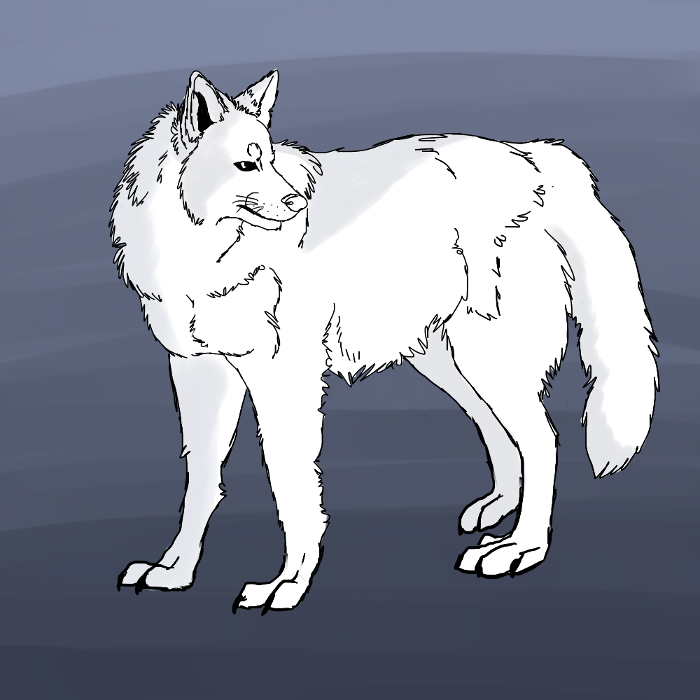 Wolf Shaded PSD Lineart by AlphaGeneMoonlight on DeviantArt