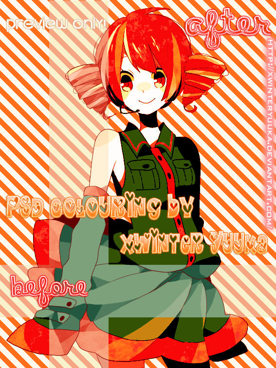 Teto PSD colouring by xWinterYuuka on DeviantArt