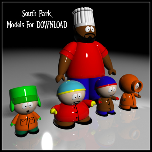South Park Requested Models by REDWOOD3D on DeviantArt