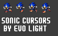 Sonic animated cursors-By Evo by evolvd-studios on DeviantArt