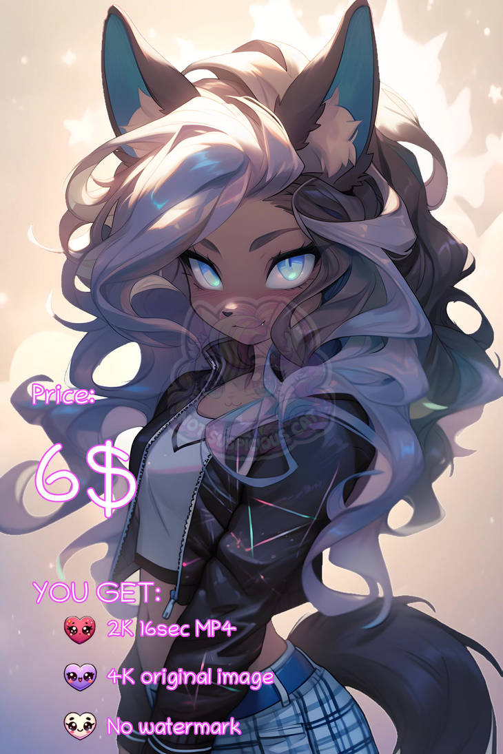 [OPEN] Animated adoptable furry character #1413 AI by NotSuspiciousCat ...