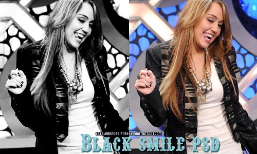 Black Smile - Psd Coloring by letslearndesigns on DeviantArt