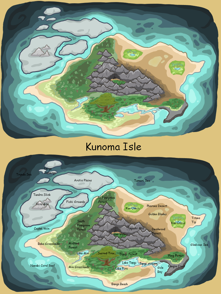 Kunoma Isle map by NightShrowd7-17 on DeviantArt