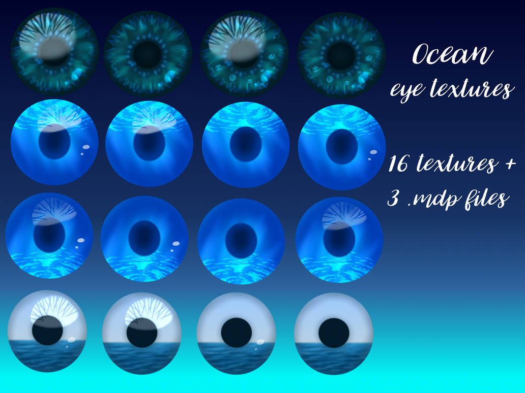 MMD Ocean eyes by Relomi on DeviantArt