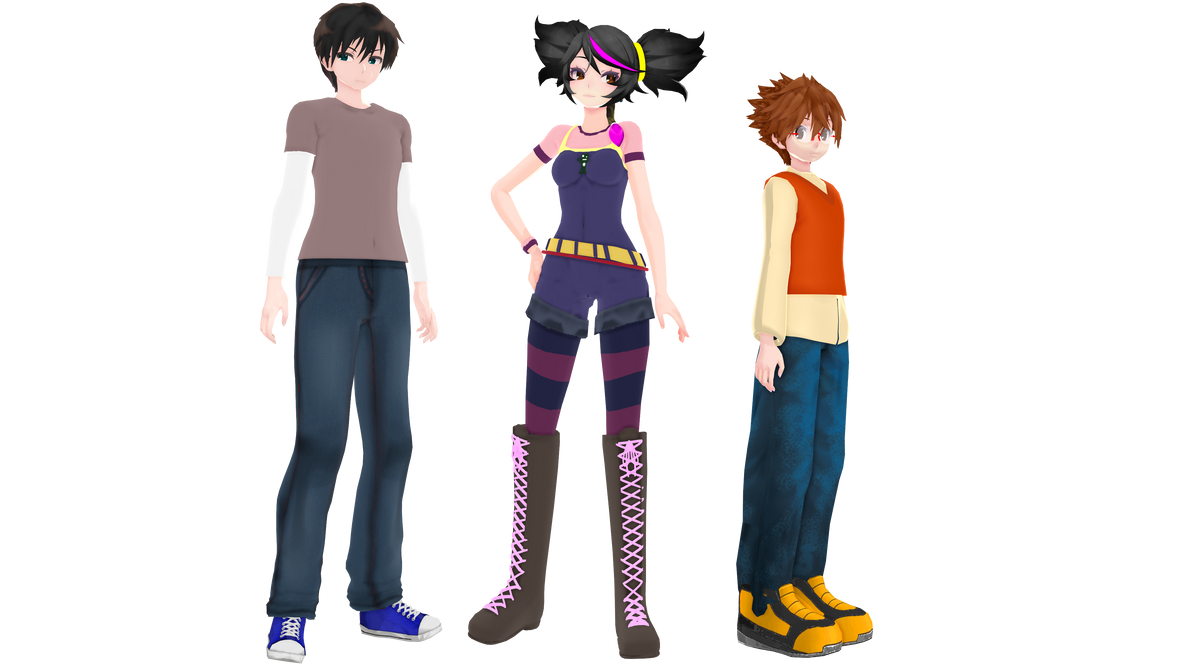 [MMD Transformers] Jack, Miko, and Raf DL by Vigilante-Bardock on ...