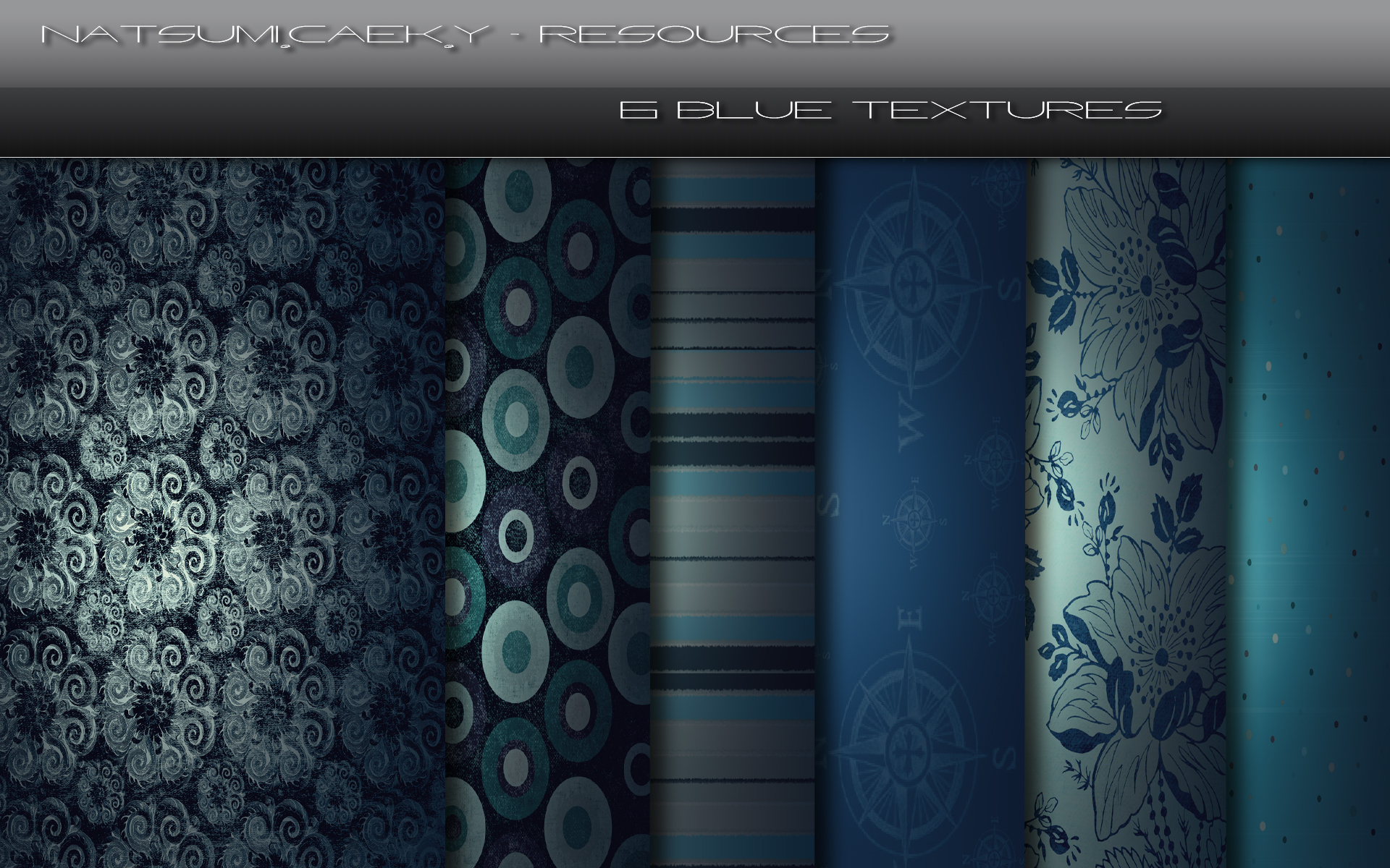 6 Blue Textures Resources Pack by Natsum-i on DeviantArt